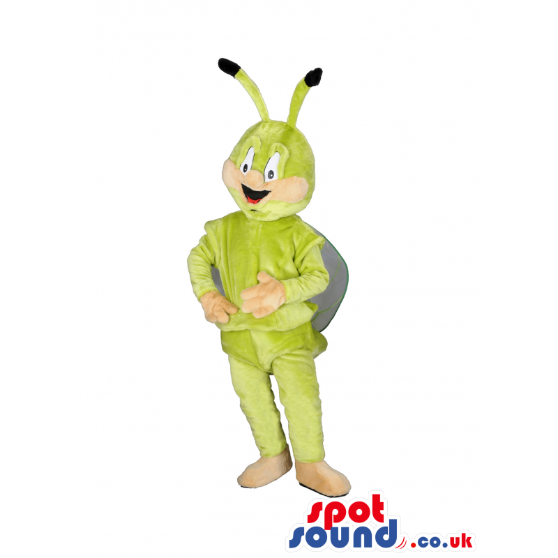 Buy Mascots Costumes in UK - Two Red And Green Bugs Mascots With Wings ...