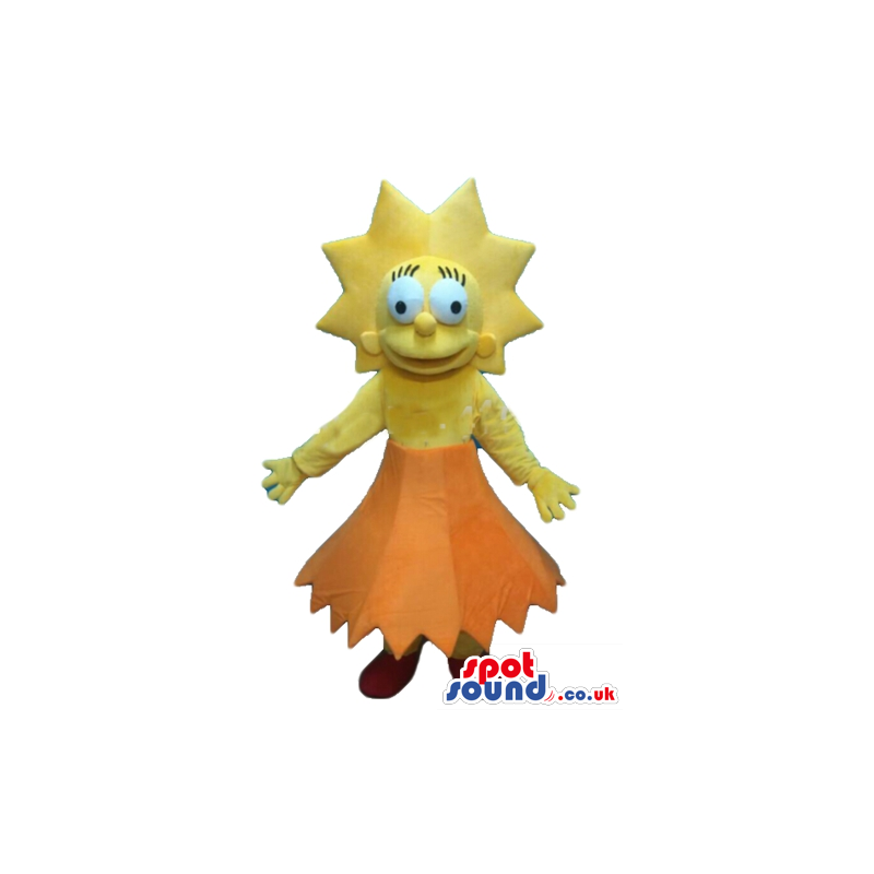 Mascots - SPOTSOUND UK - Lisa simpson wearing an