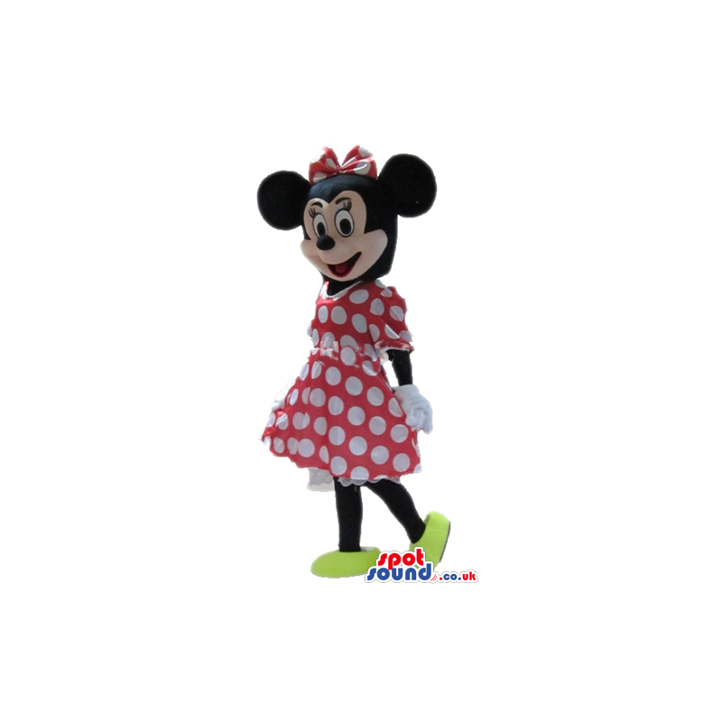 Mascots - SPOTSOUND UK - Minnie mouse wearing a