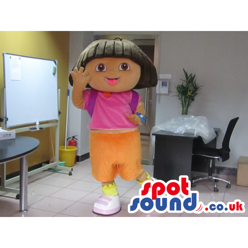 Buy Mascots Costumes in UK - Dora The Explorer Girl Character Mascot ...