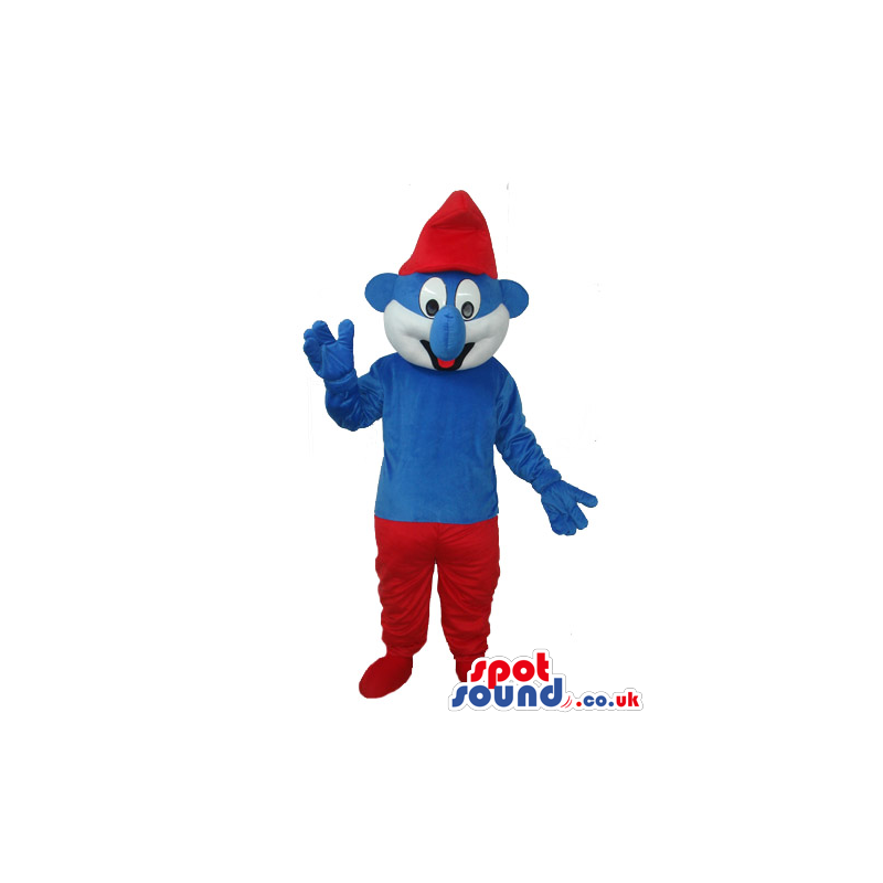 Buy Mascots Costumes in UK - Daddy Smurf Smurfs Tv Cartoon Series ...